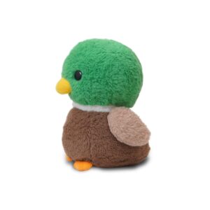 avocatt mallard duck plushie toy - 10 inches stuffed animal plush - plushy and squishy duck with soft fabric and stuffing - cute toy gift for boys and girls