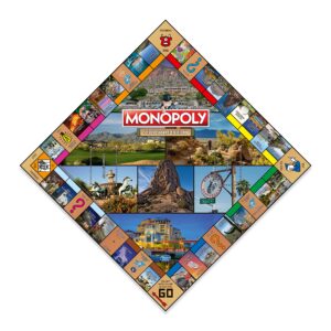 MONOPOLY Board Game - Scottsdale Edition: 2-6 Players Family Board Games for Kids and Adults, Board Games for Kids 8 and up, for Kids and Adults, Ideal for Game Night