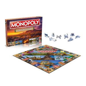 MONOPOLY Board Game - Scottsdale Edition: 2-6 Players Family Board Games for Kids and Adults, Board Games for Kids 8 and up, for Kids and Adults, Ideal for Game Night