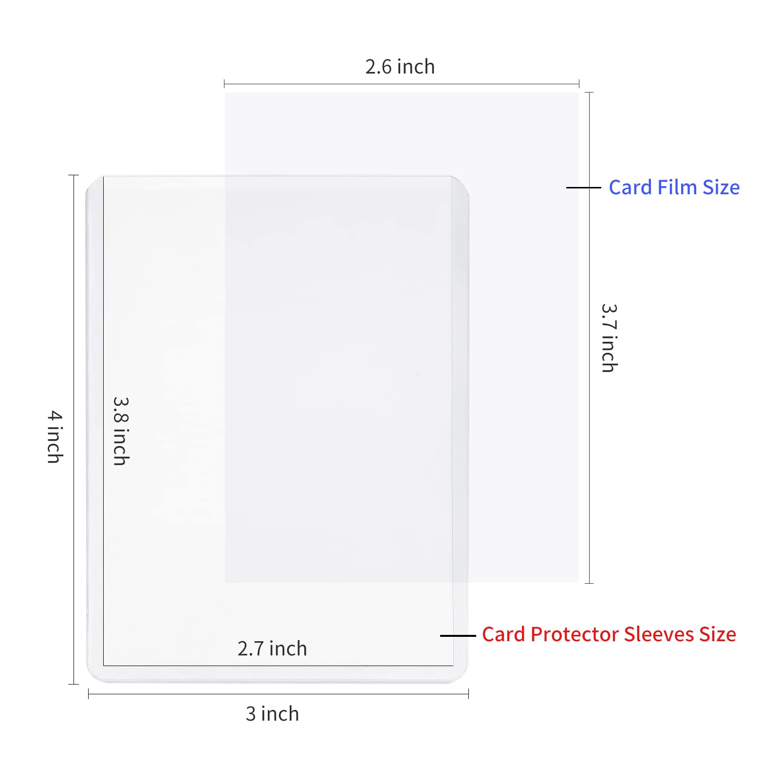 JODSSXI 25 Pcs Super Clear Regular Toploaders for Standard Card Slightly Flexible 35pt Top Loaders Card Sleeves Premium Hard Plastic Standard Card Protectors for MTG Cards YUGIOH Cards Sports Card