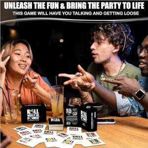 Roll With It or Bounce Dating Edition - A Hilarious Red Flags Card Game & Conversation Starter For Friends, Families & Couples | Fun Pregames For Adult Parties & College | Dares & Challenges For Teens