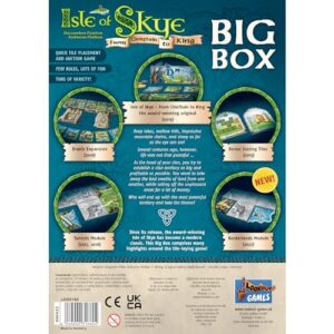 Lookout Games Isle of Skye from Chieftain to King Big Box Board Game | Fast-Paced Tile Placement Strategy Game for Adults and Kids | Ages 8+ | 2-5 Players | Average Playtime 60 Minutes | Made