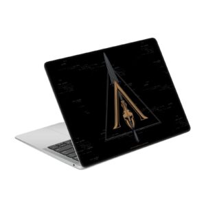 head case designs officially licensed assassin's creed crest & broken spear odyssey artwork vinyl sticker skin decal cover compatible with macbook air 13.3" a1932/a2179