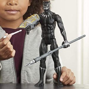 HASBROSERIES Titan Hero Series Black Panther 12 Inch Action Figure with Blast Gear