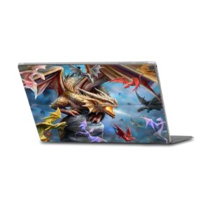 head case designs officially licensed anne stokes dragon clan artwork vinyl sticker skin decal cover compatible with microsoft surface pro 4/5/6