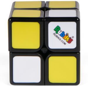 Rubik's Apprentice, 2x2 Beginner Cube 3D Puzzle Game Stress Relief Fidget Toy Easy Activity Cube Travel Game Gift Idea, for Adults & Kids Ages 7 and up