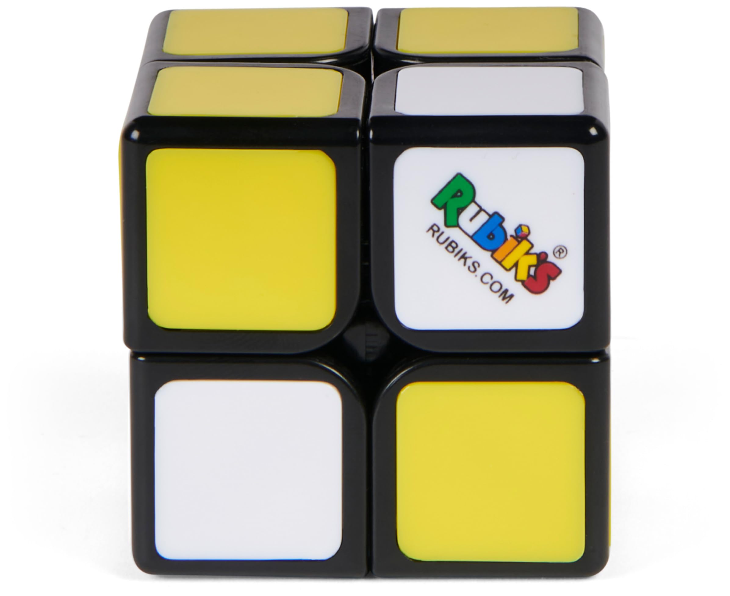 Rubik's Apprentice, 2x2 Beginner Cube 3D Puzzle Game Stress Relief Fidget Toy Easy Activity Cube Travel Game Gift Idea, for Adults & Kids Ages 7 and up