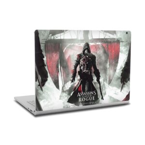 head case designs officially licensed assassin's creed game cover rogue key art vinyl sticker skin decal cover compatible with microsoft surface book 2