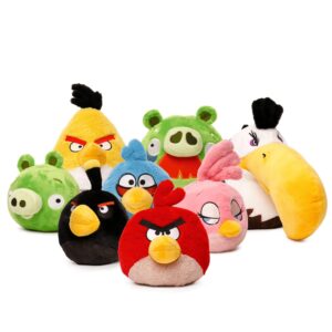 Mighty Mojo Angry Birds - Green Pig - 7 Inch Collectible Plush Doll - Officially Licensed - Super Soft, Cuddly Doll for Kids and Adults - Original Series