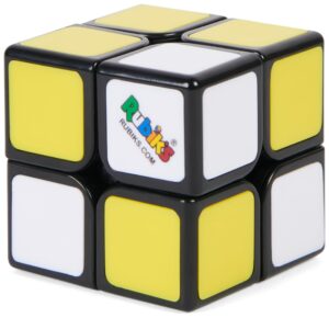 rubik's apprentice, 2x2 beginner cube 3d puzzle game stress relief fidget toy easy activity cube travel game gift idea, for adults & kids ages 7 and up