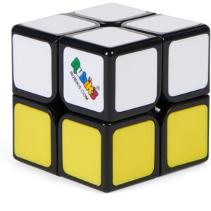 Rubik's Apprentice, 2x2 Beginner Cube 3D Puzzle Game Stress Relief Fidget Toy Easy Activity Cube Travel Game Gift Idea, for Adults & Kids Ages 7 and up