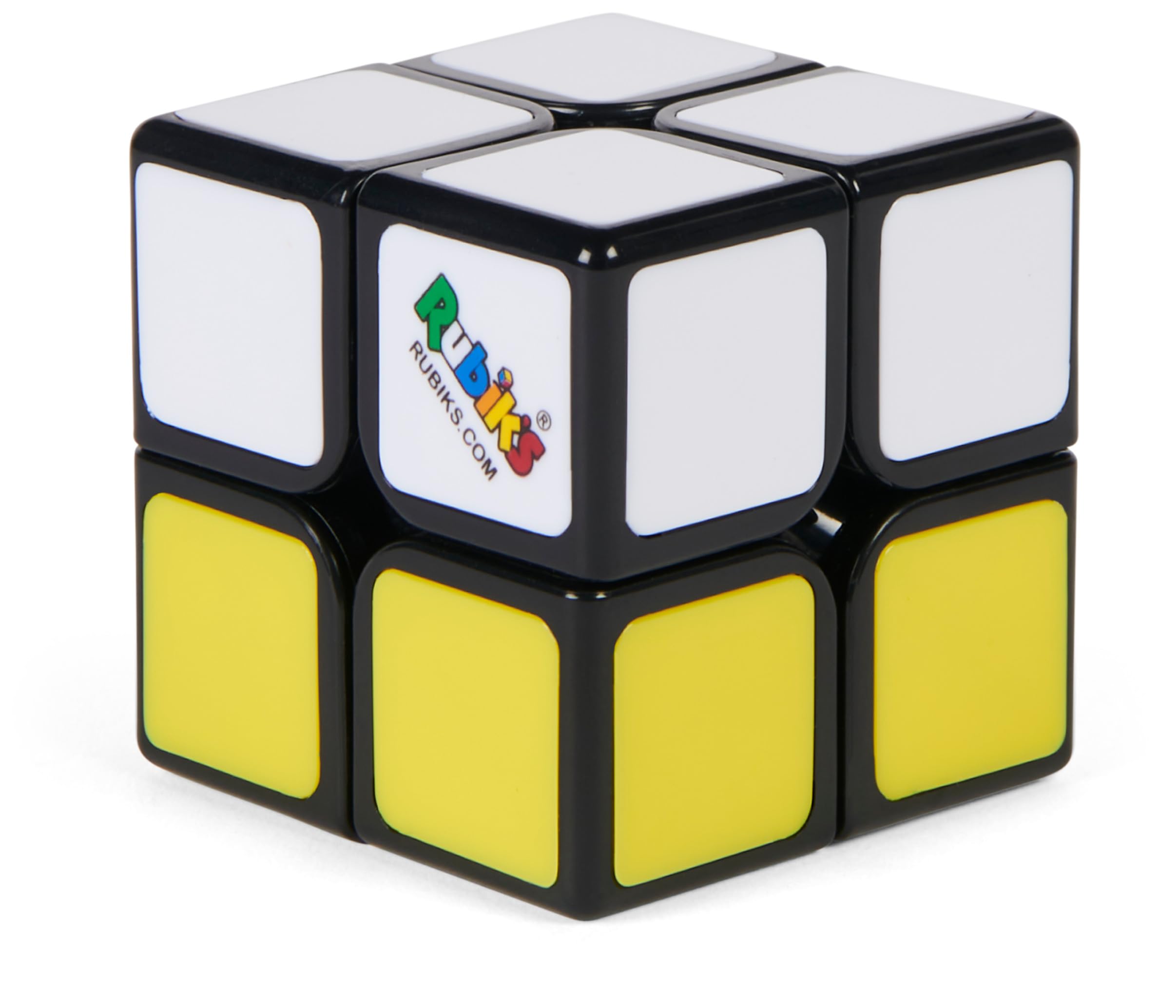 Rubik's Apprentice, 2x2 Beginner Cube 3D Puzzle Game Stress Relief Fidget Toy Easy Activity Cube Travel Game Gift Idea, for Adults & Kids Ages 7 and up