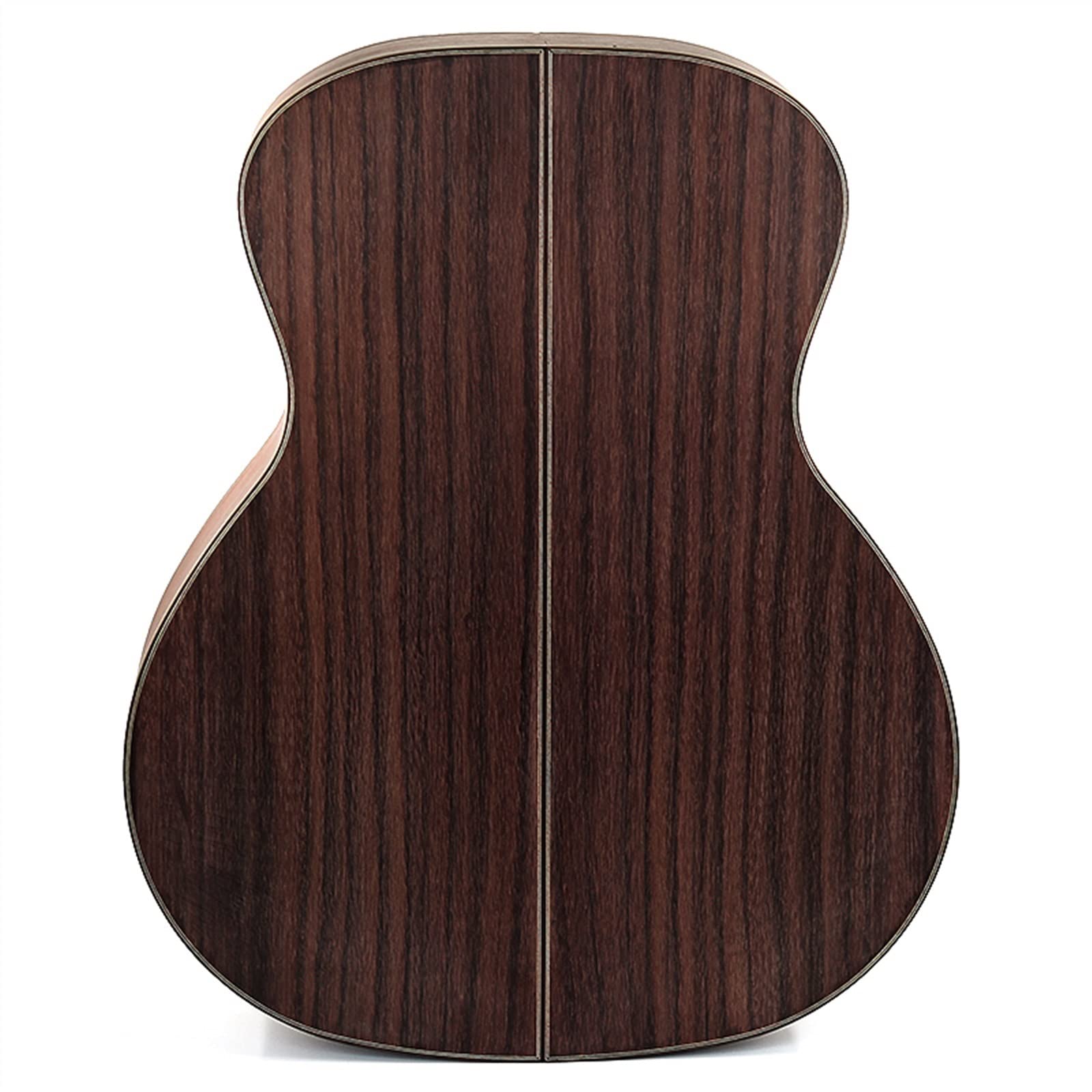 Rosewood Folk Guitar Full Single Finished Barrel Combination Rosewood Back Side Spruce Veneer DIY Guitar Material DIY Guitar Kit