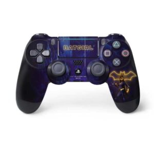 skinit decal gaming skin compatible with ps4 pro/slim controller - officially licensed warner bros batgirl gotham knights design