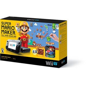 super mario maker console deluxe set - nintendo wii u (renewed)