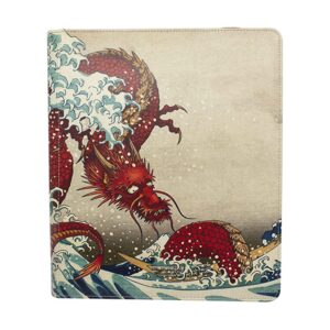 dragon shield card codex 360 portfolio - the great wave off kanagawa