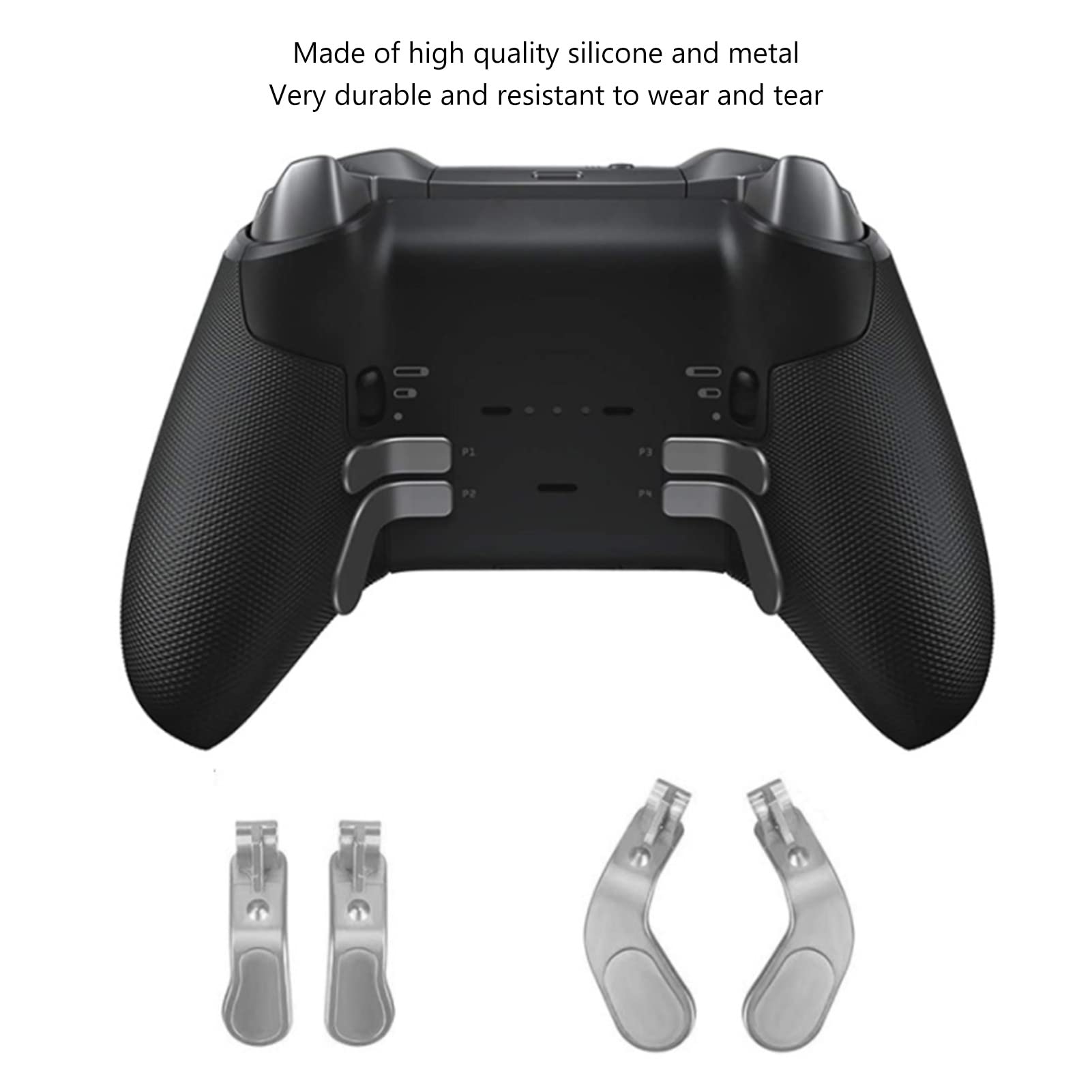 Game Repair Tools Kit for Xbox One Elite Series 2 Controller, Removable Design (6 Exchange Thumbsticks, 4 Paddles, 2 D Pads, 1 Tool), Controller Accessory Replacement Kit