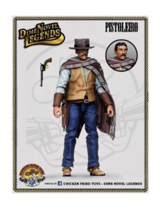 dime novel legends 1/18 scale (4inch tall) pistoleiro old west action figure