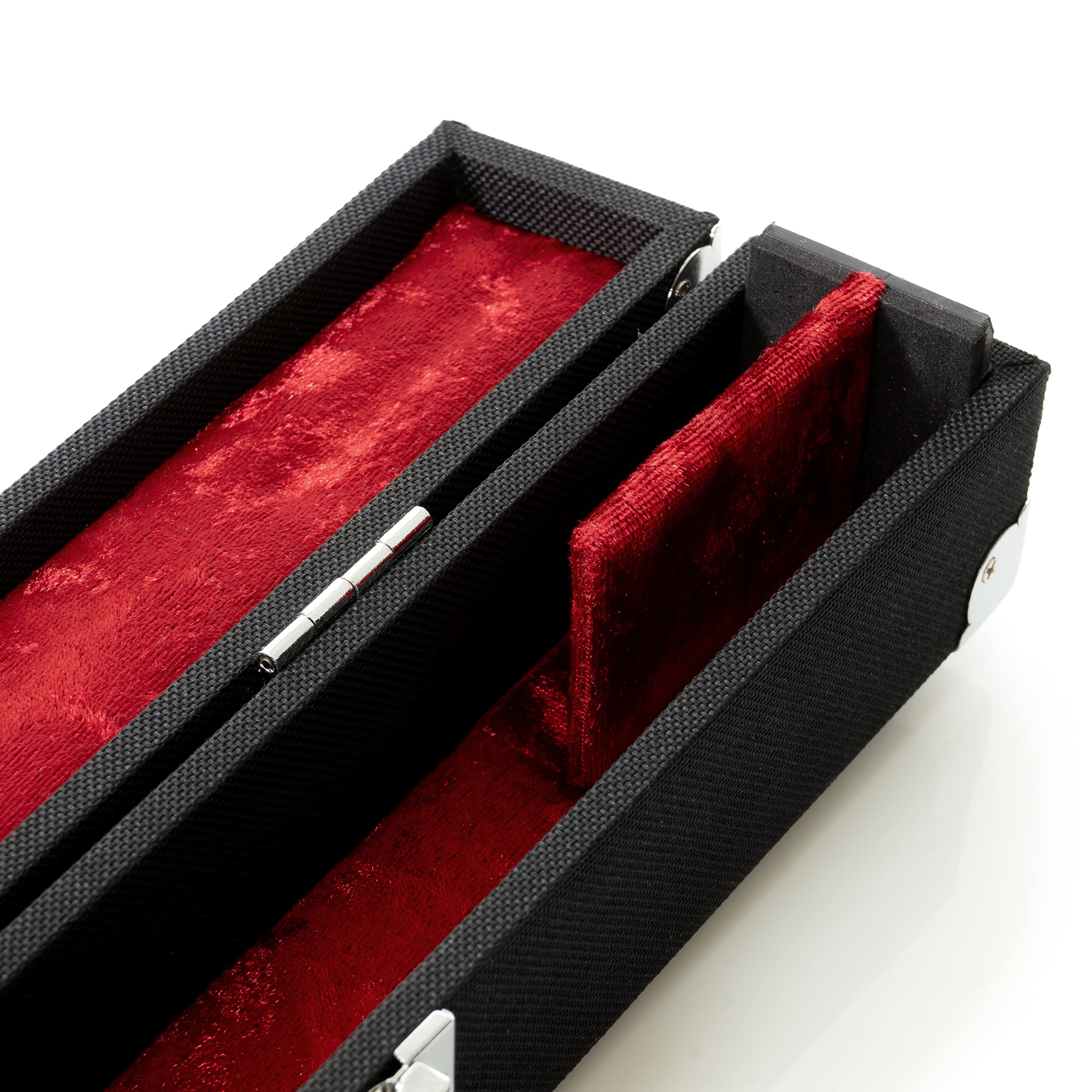 Smith & Basil Cello Bow Case - Fits Two 4/4 Violin, Cello or Viola Bows - Hard Outer Shell with Premium Internal Velvet Padding - Shoulder Strap, Name Tag and Music Sheet Clip Included