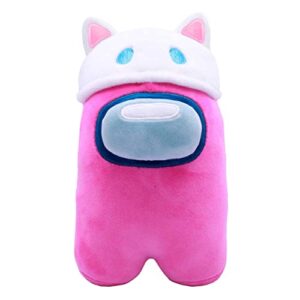 just toys llc among us plush - series 2 (pink w/cat ears)