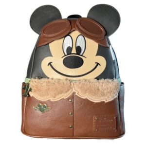 aviator mickey double strap shoulder bag