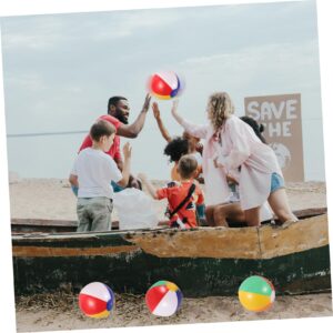 Parliky 12pcs Beach Ball Inflatable Ball Outdoor Toy Baby Beach Toys Inflatable Swimming Pool for Kids Outdoor Swimming Balls Kids Toys Sports Ball Playing Ball Prom Decorations Water Park