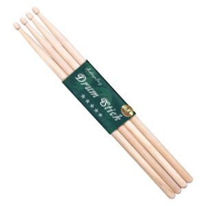 drumsticks, 5a classic maple drum stick wood for children's interest building practice and band performance, 2 pairs