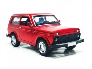 scale vehicles model alloy car diecasts & toy vehicles metal toy car model simulation collection toys for children 1/32 for lada for niva (color : red)