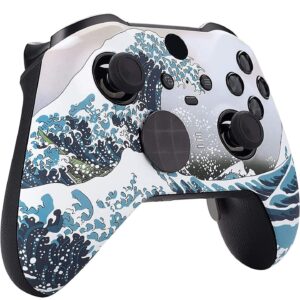 Custom Elite Series 2 Controller Compatible With Xbox One, Xbox Series S, and Xbox Series X (Waves)