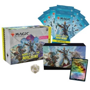 magic: the gathering march of the machine bundle | 8 set boosters + accessories