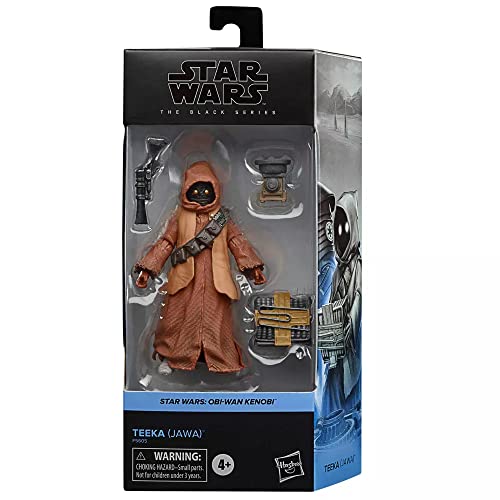 Star Wars The Black Series OBI Wan Kenobi / Andor Series Premium Articulated Action Figure Collection Teeka (Jawa) + Sticker