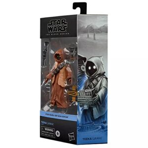 Star Wars The Black Series OBI Wan Kenobi / Andor Series Premium Articulated Action Figure Collection Teeka (Jawa) + Sticker