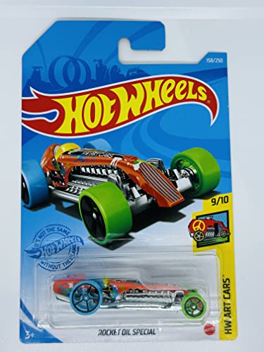 Hot Wheels - Rocket Oil Special - Orange - HW Art Cars 9/10-158/250