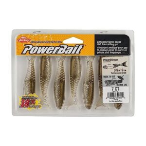 Berkley PowerBait PowerStinger Fishing Soft Bait, Tennessee Shad, 3 1/2"