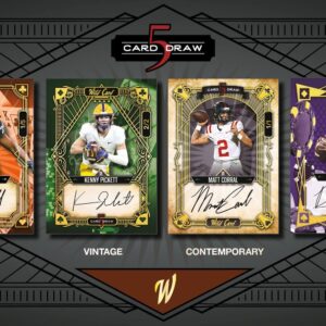 Wild Card 2022 Five Card Draw Football Hobby Box