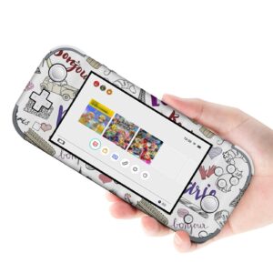 I Love Paris Stickers Protective Film Sticker Personalized Full Wrap Sticker Compatible with Nintendo Switch