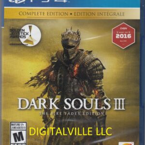 Dark Souls III 3 The Fire Fades Edition PS4 Complete Brand New