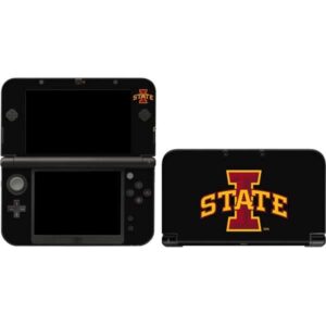 skinit decal gaming skin compatible with 3ds xl 2015 - officially licensed college iowa state black design