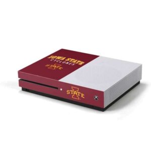 skinit decal gaming skin compatible with xbox one s console - officially licensed college cyclones iowa state design