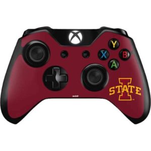 skinit decal gaming skin compatible with xbox one controller - officially licensed college iowa state design