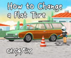 how to change a flat tire