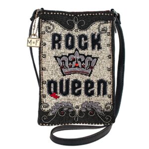 mary frances rock queen mini crossbody handbag, multi