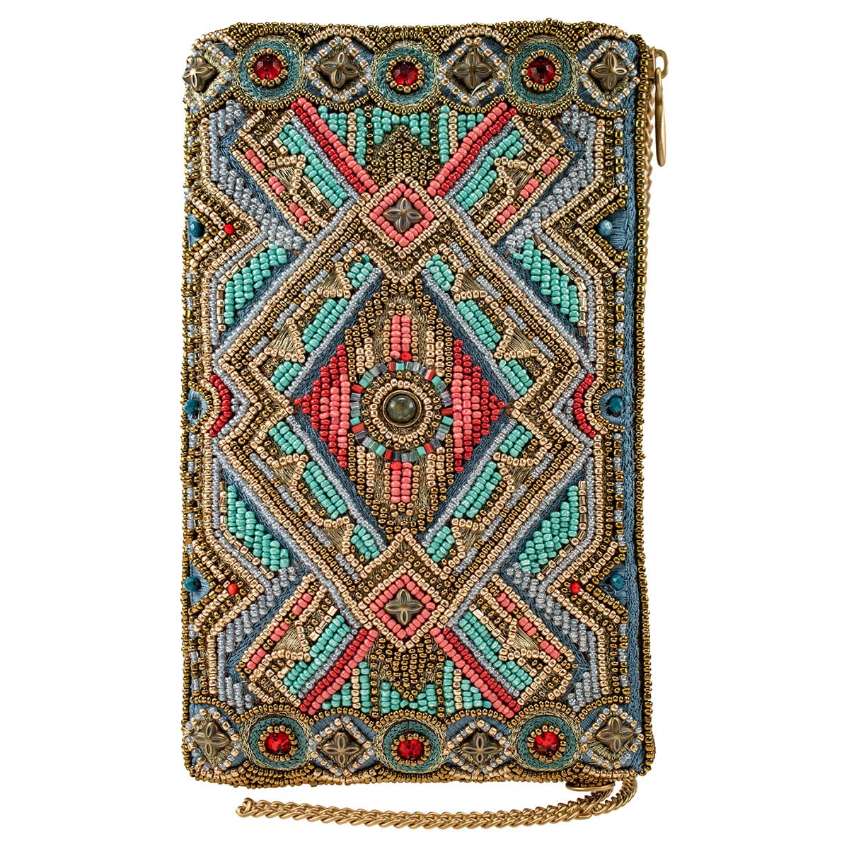 Mary Frances Native Girl Crossbody Phone Bag, Multi