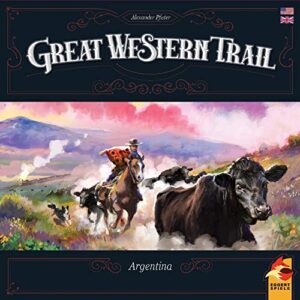 Great Western Trail 2nd Edition Argentina Board Game - Cattle Ranching Adventure in The Pampas! Strategy Game for Kids & Adults, Ages 12+, 1-4 Players, 75-150 Min Playtime Made by Eggertspiele