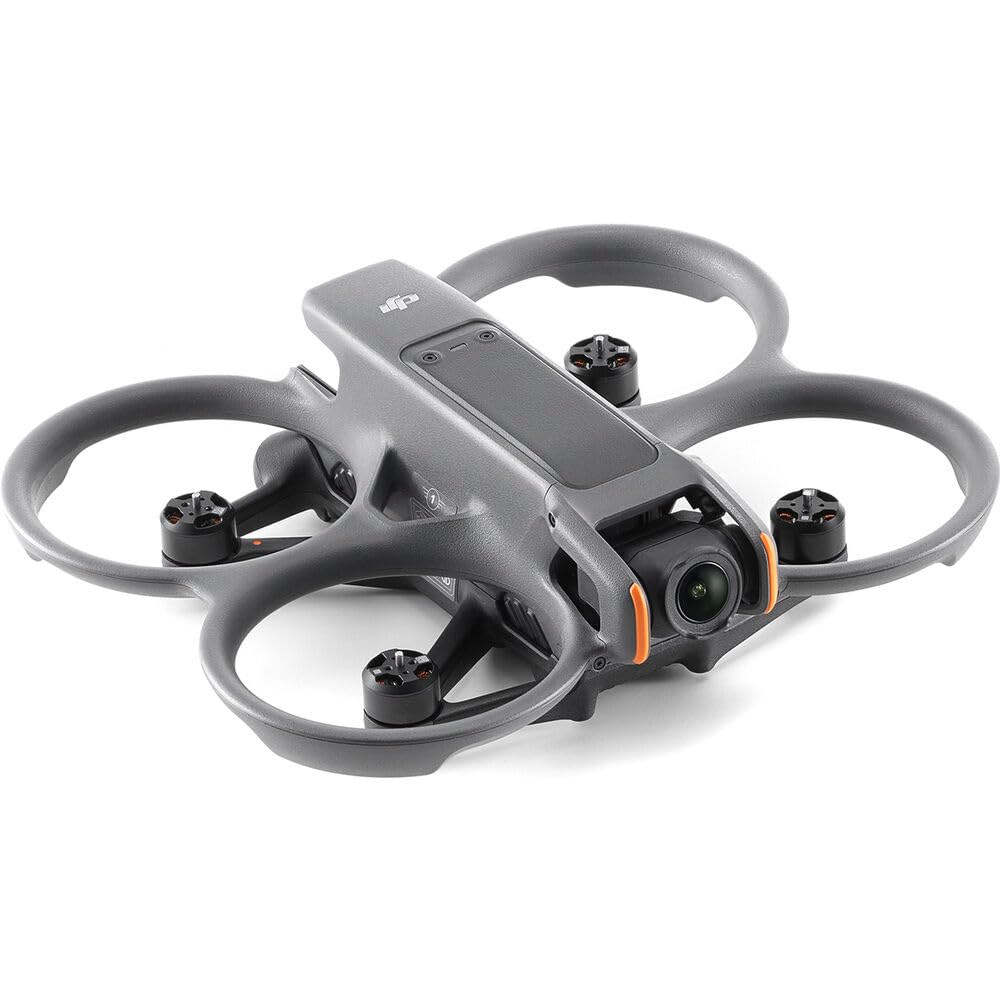 DJI Avata 2 Fly More Combo (3 Batteries), FPV Drone with Camera 4K, Immersive Experience, One-Push Acrobatics, Built-in Propeller Guard, 155° FOV, Camera Drone Compliant with FAA Remote ID With 128gb Micro SD, Backpack, Landing Pad and More Bundle