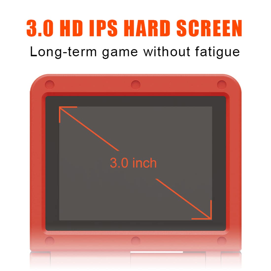 ZOSTER Powkiddy V90 Handheld Game Console Portable Retro Built in 6,000 Games 64G 3.0 Inches IPS Screen Open Source System Arcade Game Console Toy Gift for Kids Adults