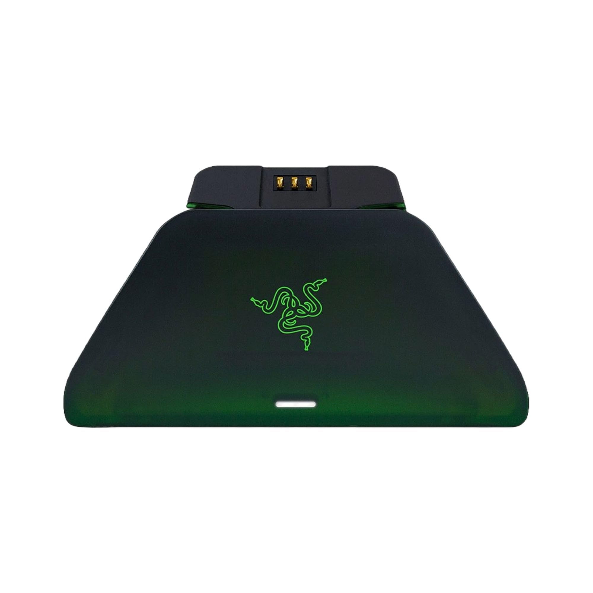 Razer Wireless Controller & Quick Charging Stand Bundle for Xbox Series X|S, Xbox One: Impulse Triggers - Textured Grips - 12hr Battery Life - Magnetic Secure Charging Limited Green Edition