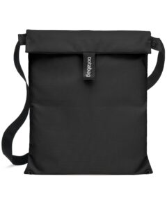 notabag crossbody bag (black) – all in one tote bag, handbag, fanny pack & belt bag – innovative design made from recycled materials – crossbody bag men and women – versatile cross body bag