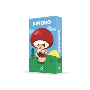 helvetiq kinoko board game - a clever deduction and set collection game of mysterious mushrooms! fun family game for kids & adults, ages 7+, 2-4 players, 20 minute playtime, made