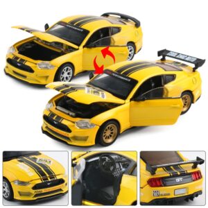 chengchuang GT500 Alloy Toy Cars, 1:42 Disassembly Compatible Car Model, DIY Car Model Kit for Kids Age 13+ Adult